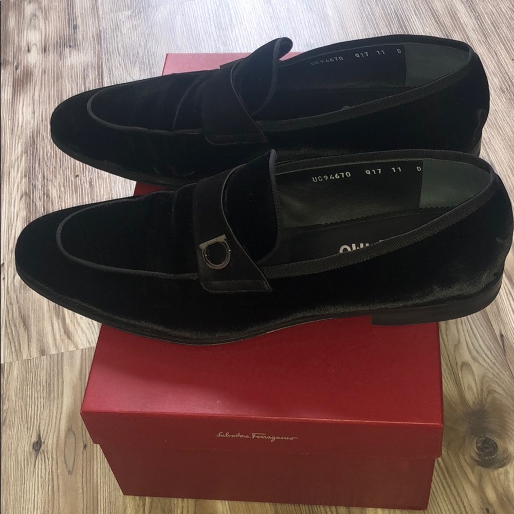 Andrea Velvet Smoking Shoe Loafers - Gem